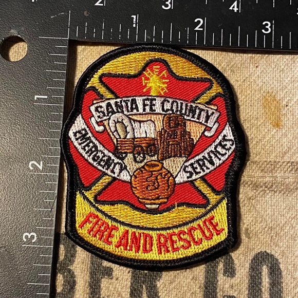 Vintage | Accessories | Vintage Santa Fe County Emergency Services Fire ...